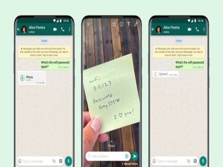 WhatsApp Begins Testing View Once Text Messages on iOS