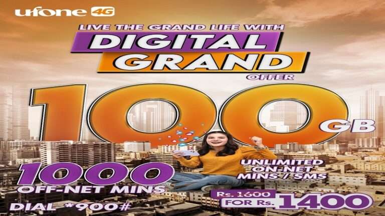 Ufone 4G Revolutionizes Connectivity with Digital Grand